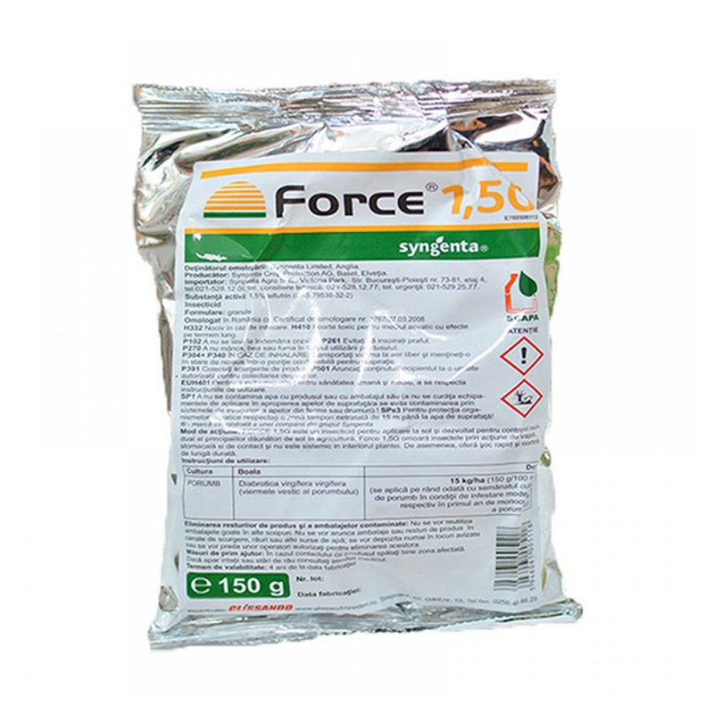 Insecticid Force - 150g, Syngenta, Porumb, Contact @ Agronor