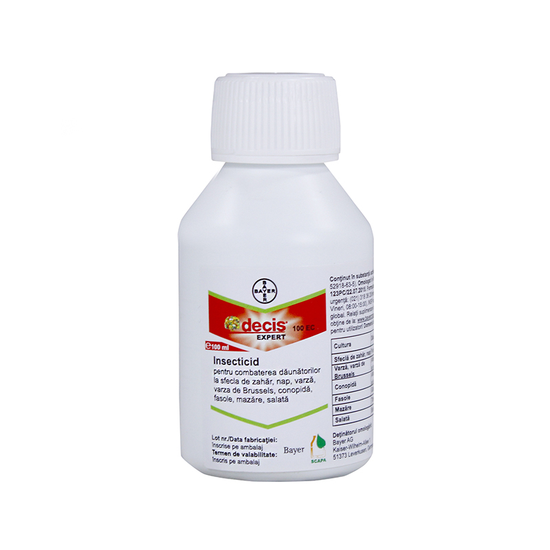 Insecticid Foliar Decis Expert - 100ml, Bayer, Contact @ Agronor