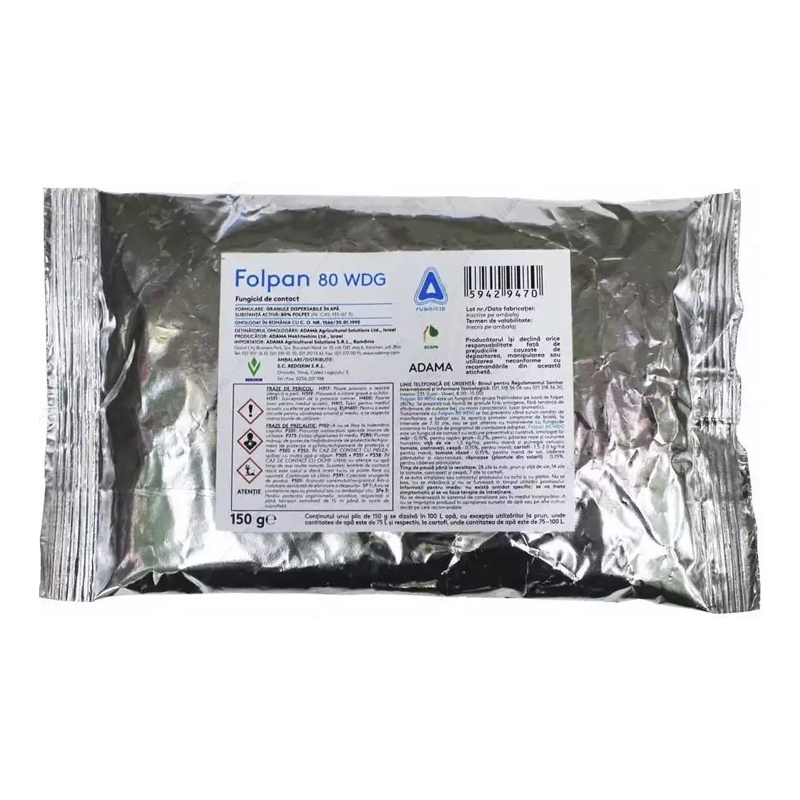 Fungicid FOLPAN 80 WDG - 150g , Adama, Contact @ Agronor
